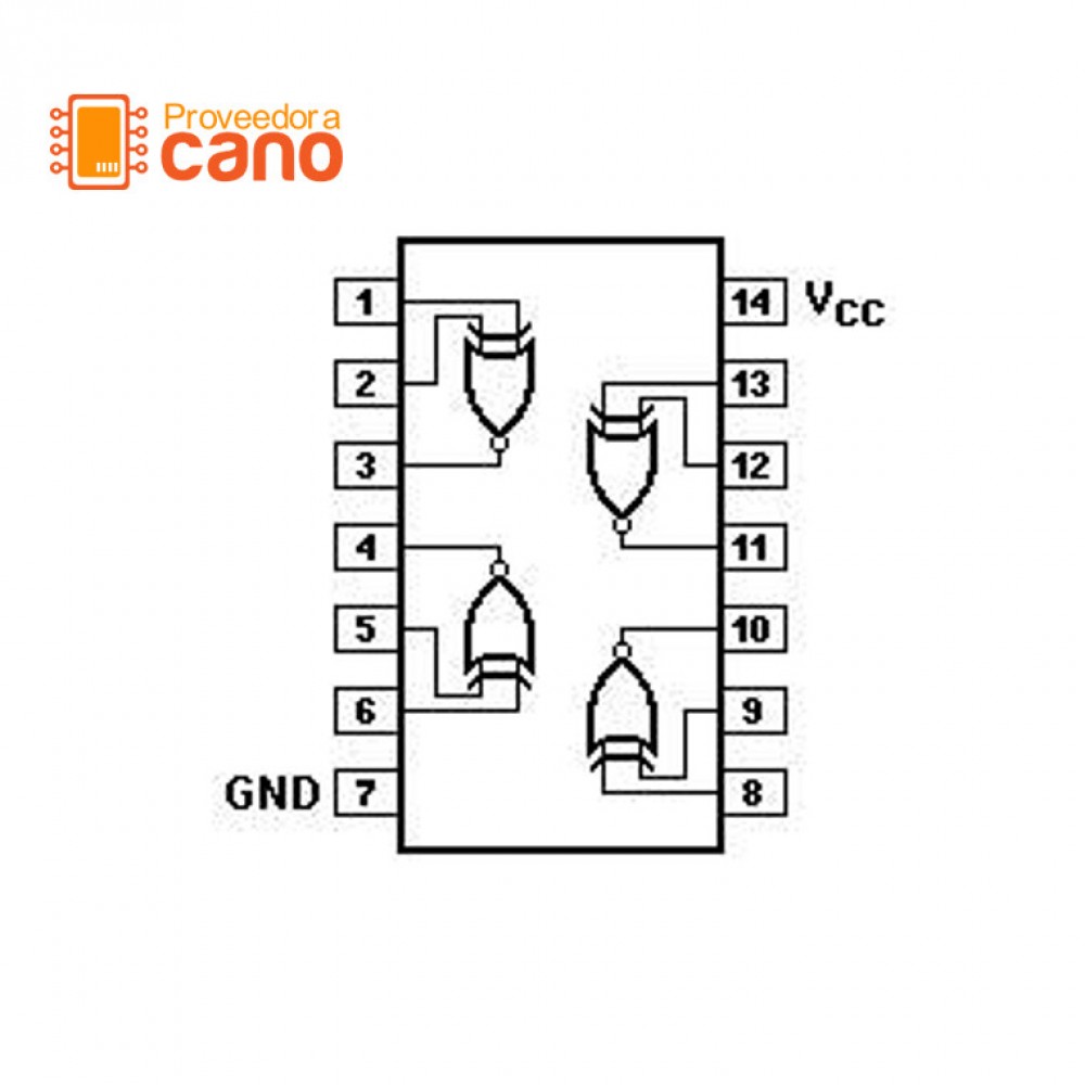 COMPUERTA XNOR 74266 74LS266 SN74LS266N