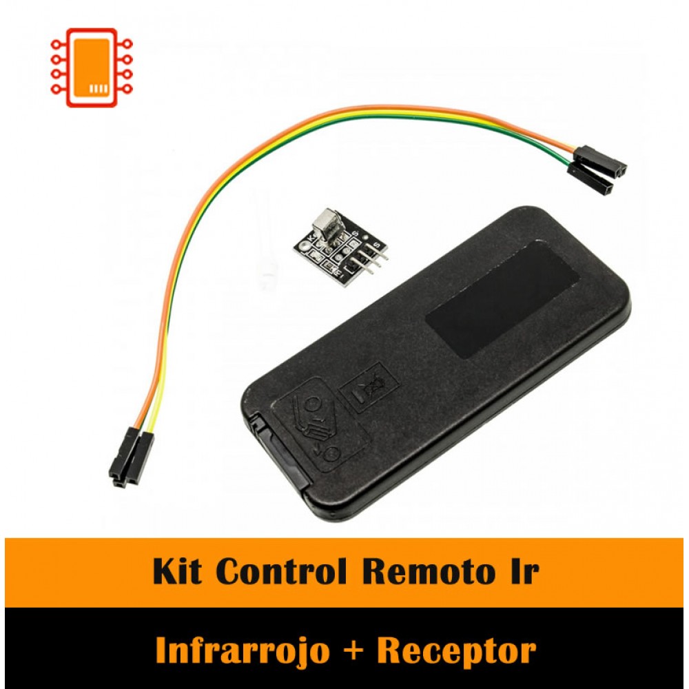 Control remoto con receptor infrarrojo
